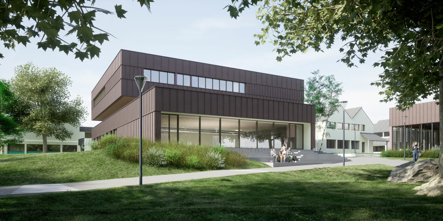 réhabilitation de l'IFSI du CHU de Rennes – Rennes (35) - anthracite ...