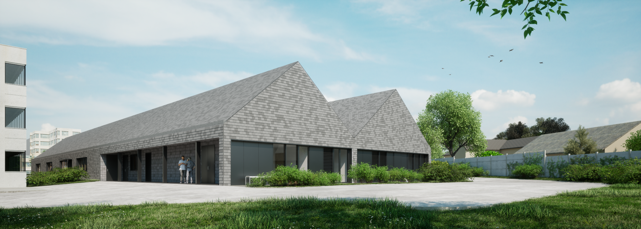 reconstruction du bâtiment restauration au lycée Chevrollier - Angers ...